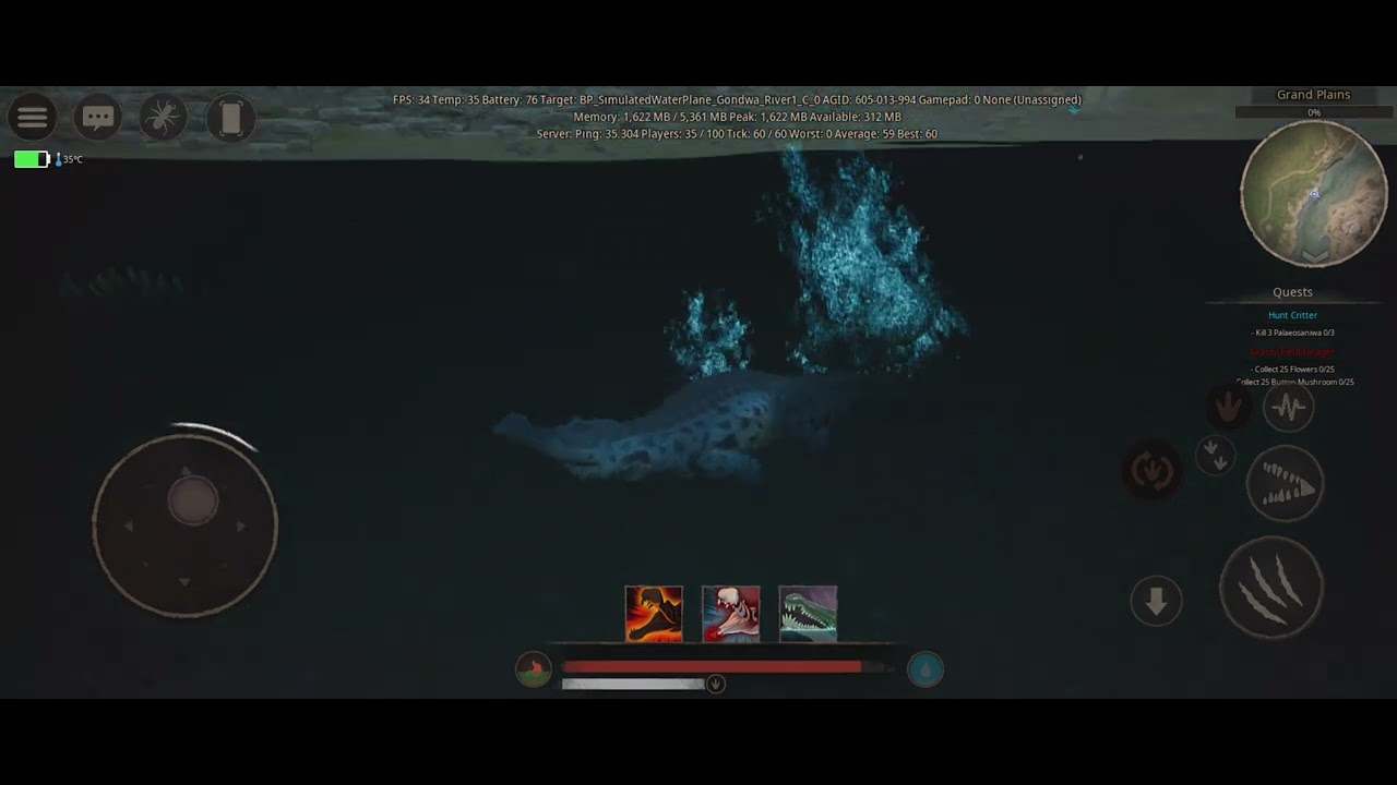 path of titans semi aquatic precise movement teleporting glitch - YouTube