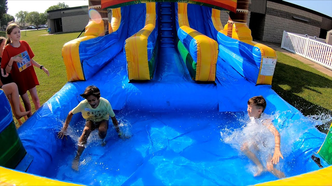 Darnaby Students Make a Splash on the Last Day of School - YouTube