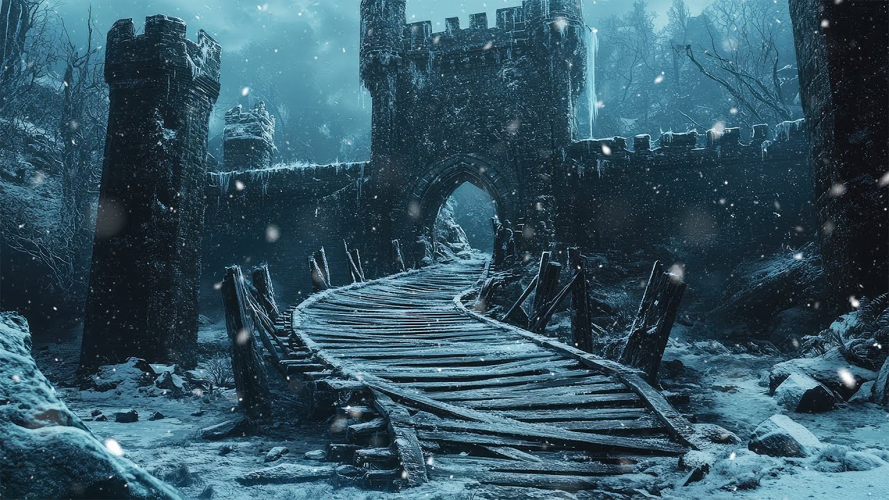 Through the Frozen Gate of Ruins | Celtic Medieval Winter Ambience for ...