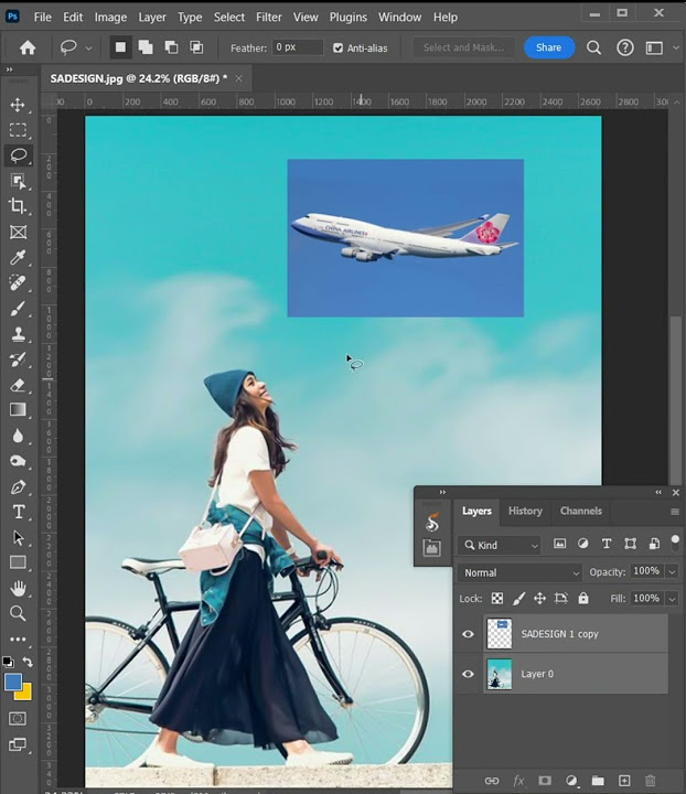Auto-Blend Layers - Powerful Technique in Photoshop - YouTube