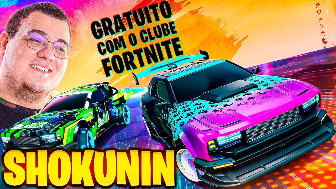 NOVO CARRO GRATIS DO ROCKET LEAGUE PRA QUEM TEM CLUBE FORTNITE SHOKUNIN ...