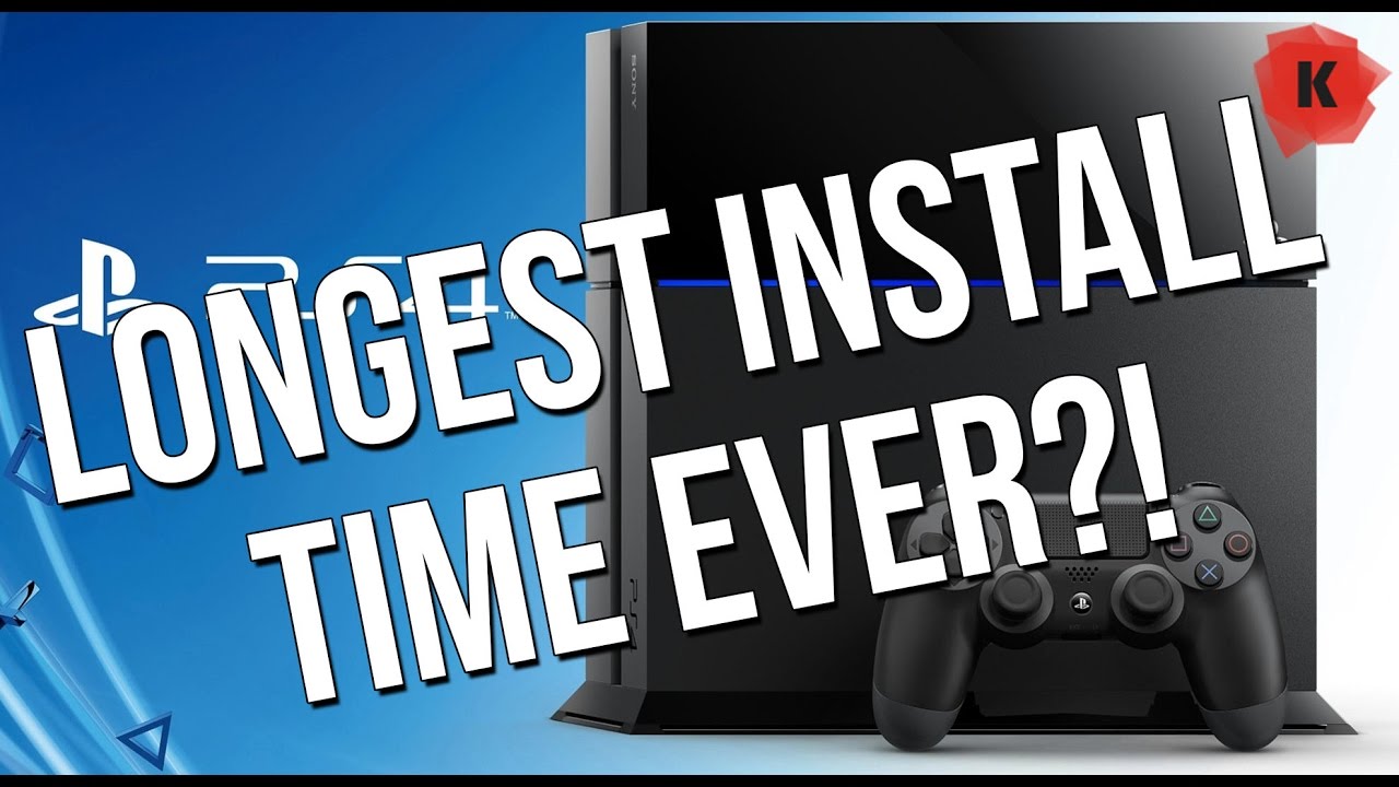 THE PS4 INSTALL TIME RANT - YouTube