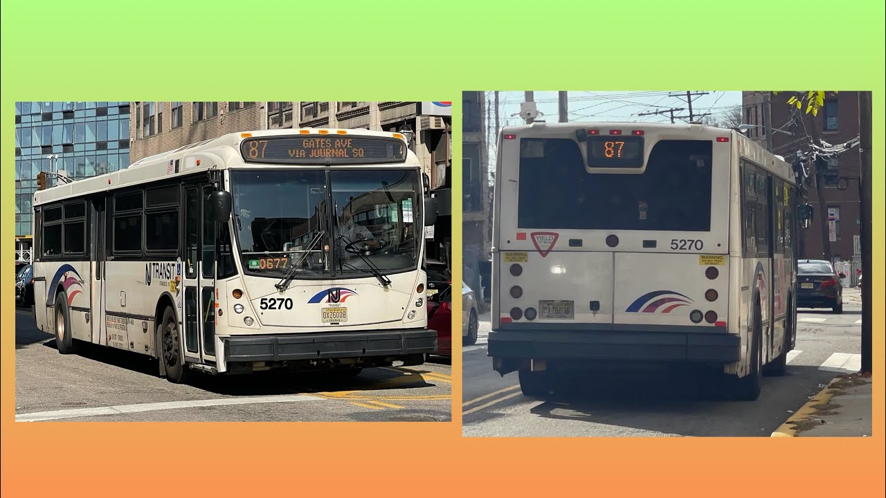 NJ Transit 87 GATES AVENUE VIA JOURNAL SQUARE/MARTIN LUTHER KING JR ...