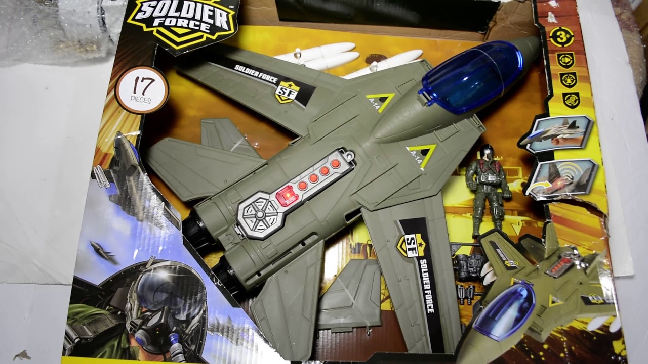 Chap Mei Soldier Force Jet Playset With 4 Different Sound Effects 17 ...