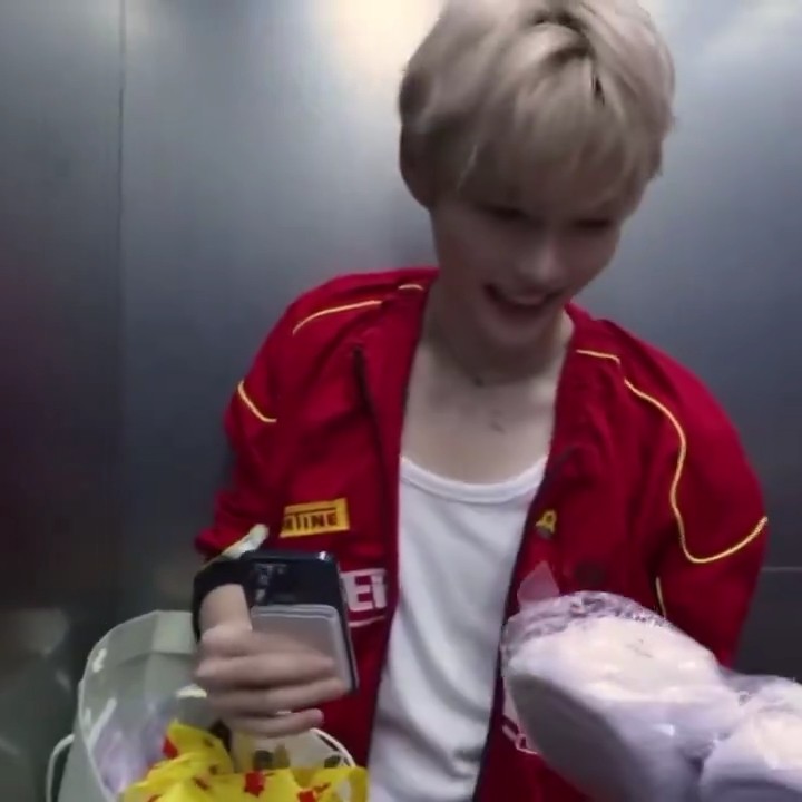 Our cute hamcat Sung Hanbin with his Pokemon goods #성한빈 #sunghanbin ...