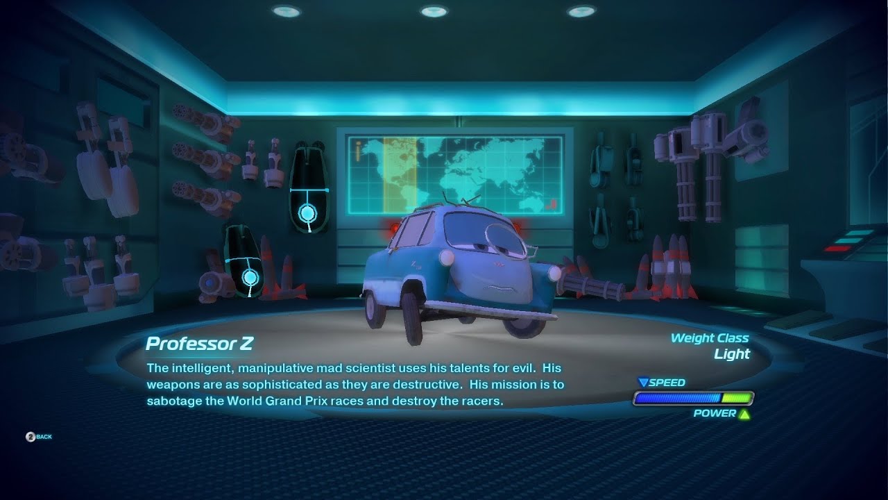 Cars 2 PC - Professor Z Gameplay - YouTube