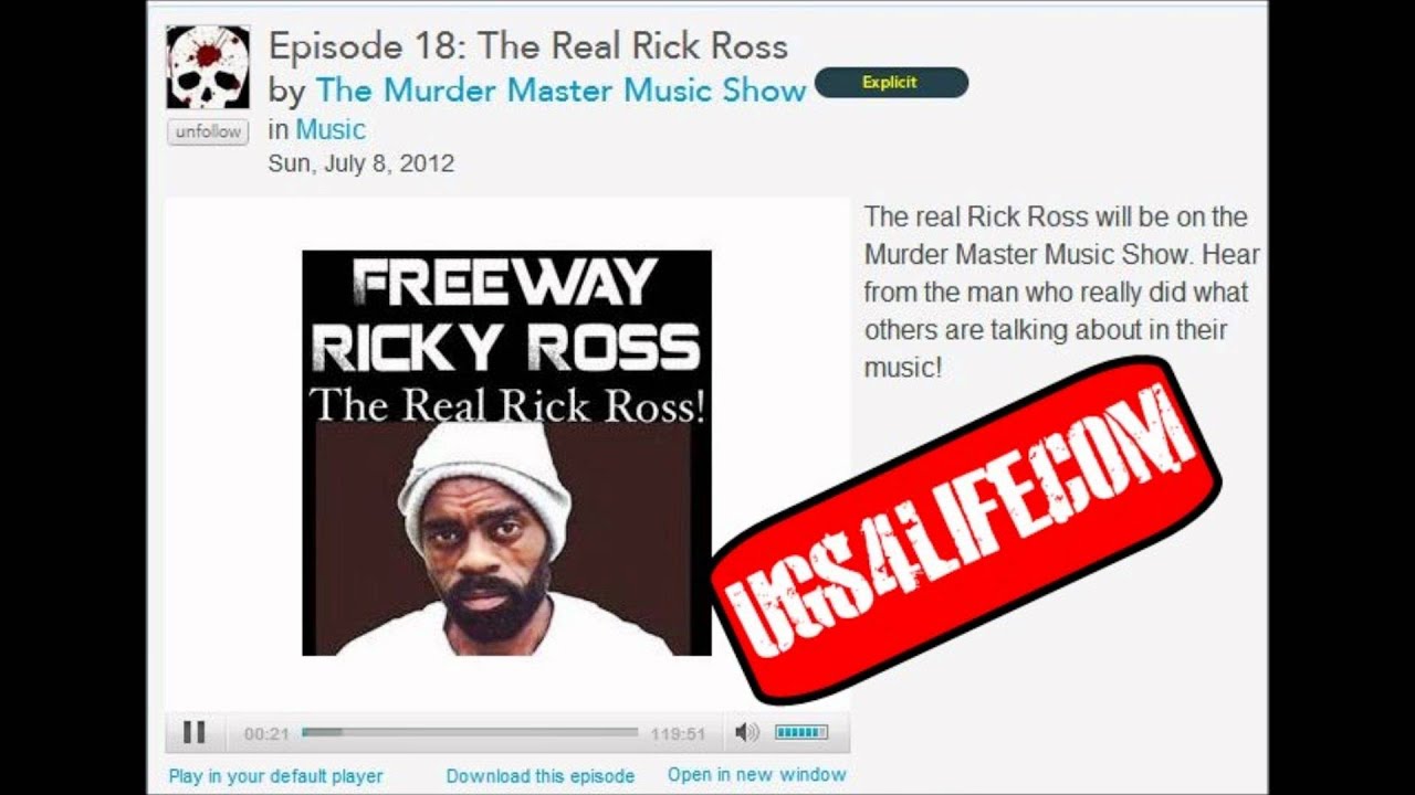 THE REAL RICK ROSS LIVE CALLS THE RAPPER RICK ROSS A WOMAN - YouTube
