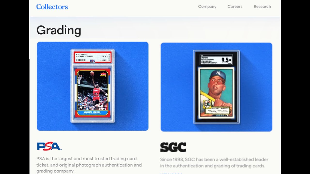 My Thoughts On Collector's Universe (PSA) Buying SGC - YouTube