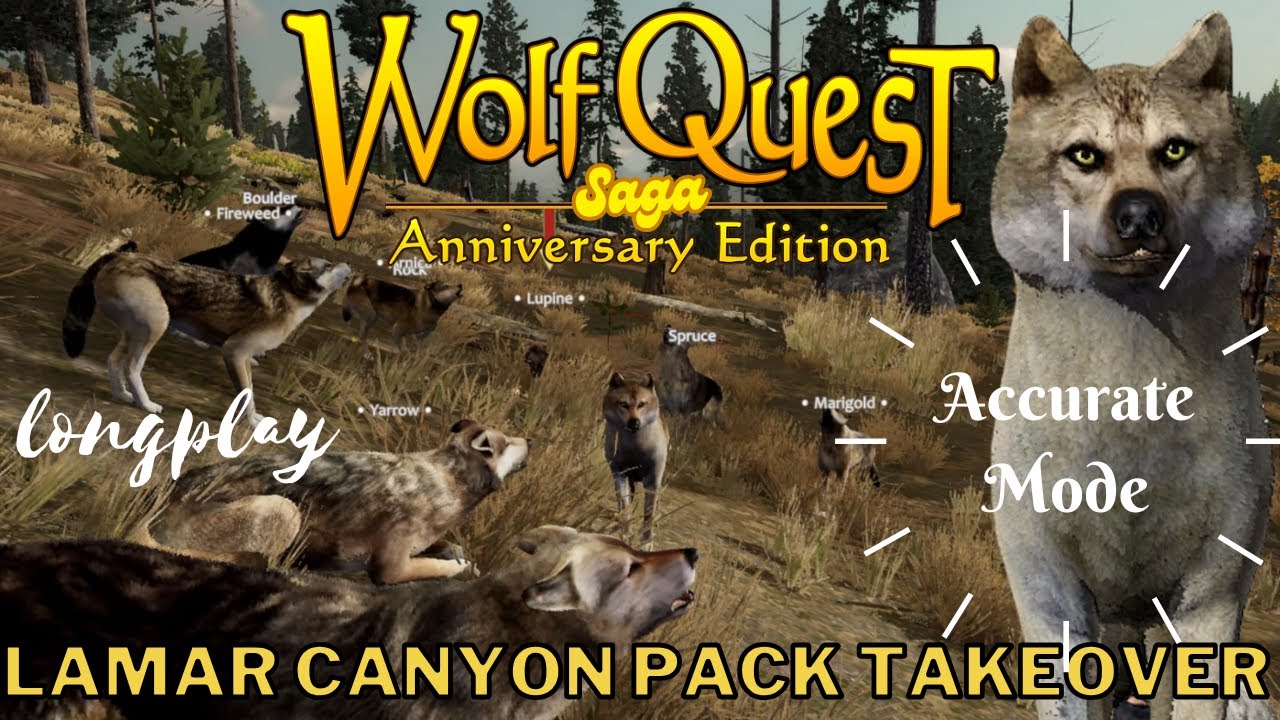 Can you TAKE OVER a Rival Pack on ACCURATE? WolfQuest Longplay (No ...