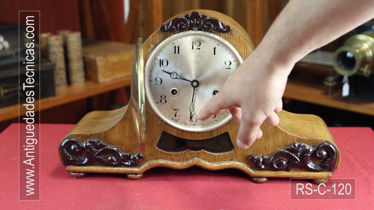 Antique HAC Mantel Clock. Germany, 1920s - YouTube
