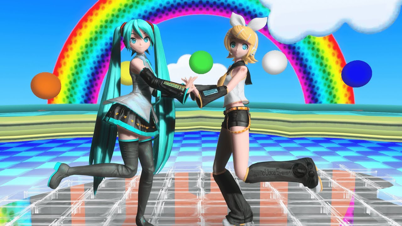 MMD X Project Mirai DX | Reversed Rainbow feat. Hatsune Miku & Kagamine ...