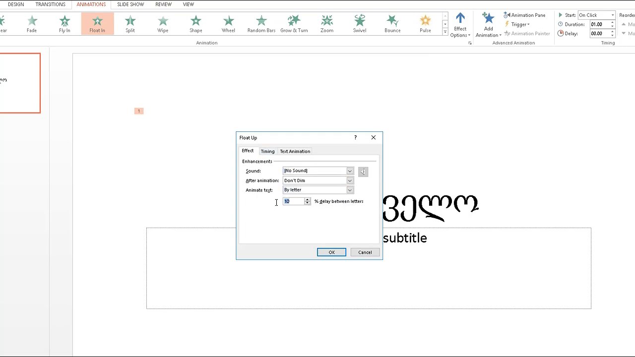 Powerpoint Animate By Letter YouTube Powerpoint Animate By Letter YouTube