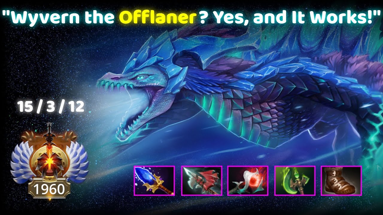 Dota 2 : "Wings of Winter: Wyvern’s Path to Offlane Domination" - YouTube