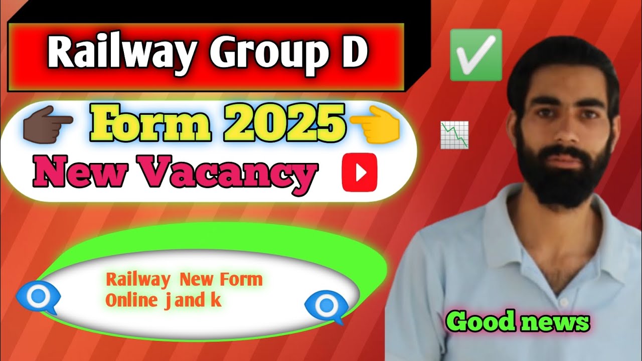 RAILWAY GROUP D FORM 2025 //RAILWAY NEW ONLINE FORM J AND K # ...