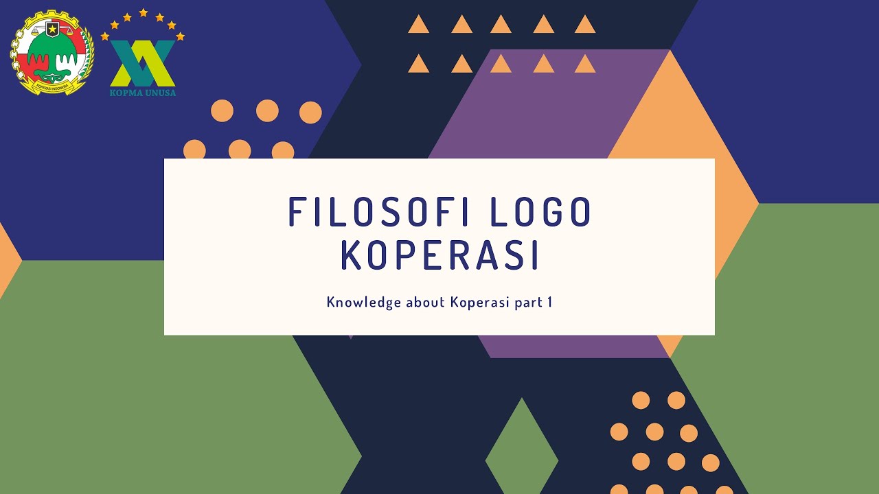 FILOSOFI LOGO KOPERASI #Knowledge about koperasi part 1 - YouTube
