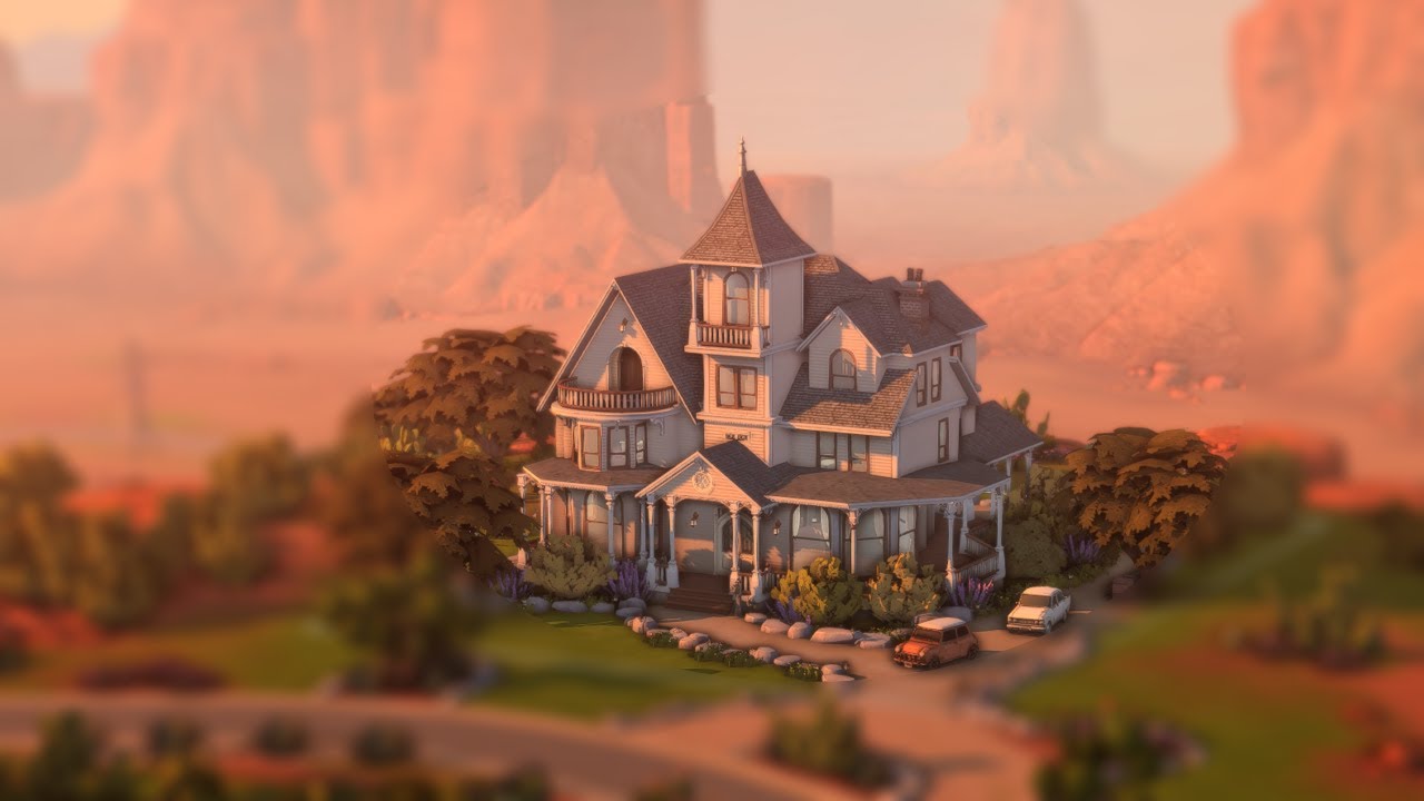 STRANGERVILLE VICTORIAN SHELL TOUR | SIMS 4 | CC - YouTube