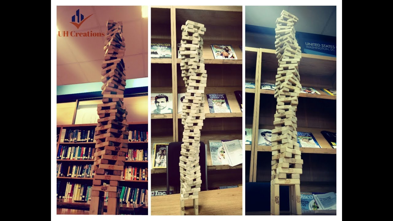 Engineering Structures | Amazing JENGA Block Structures - YouTube