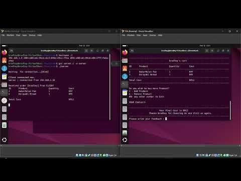 TTP 6313 TCP/IP Programming Project - The Bakery System - YouTube