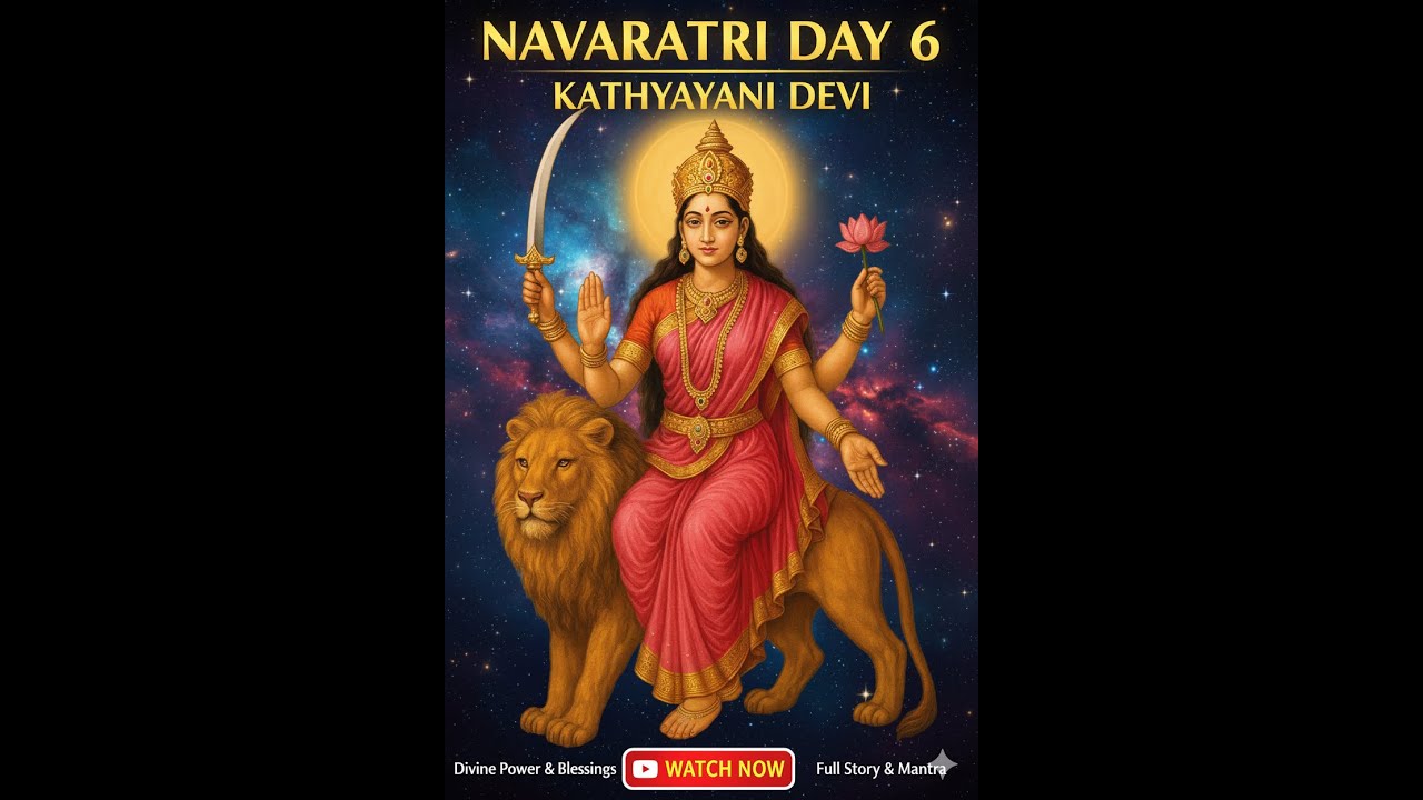 Navaratri Day 6 Goddess Katyayani "Om Shakthi Darshan" - YouTube