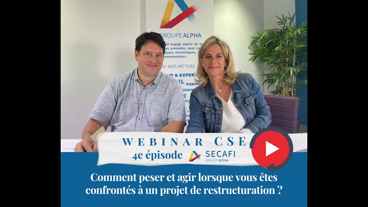 Replay du webinaire SECAFI du 3 octobre 2024 Comment agir face à un ...