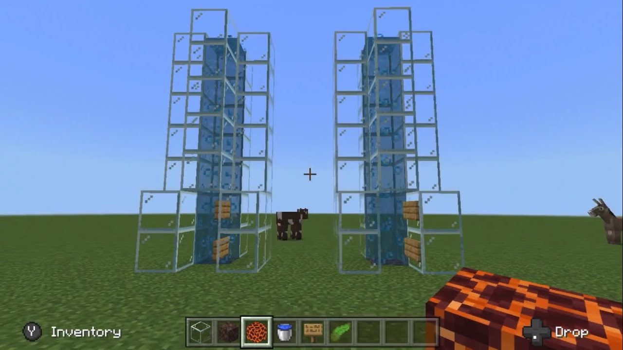 Minecraft- Easy Bubble Elevator Tutorial - YouTube