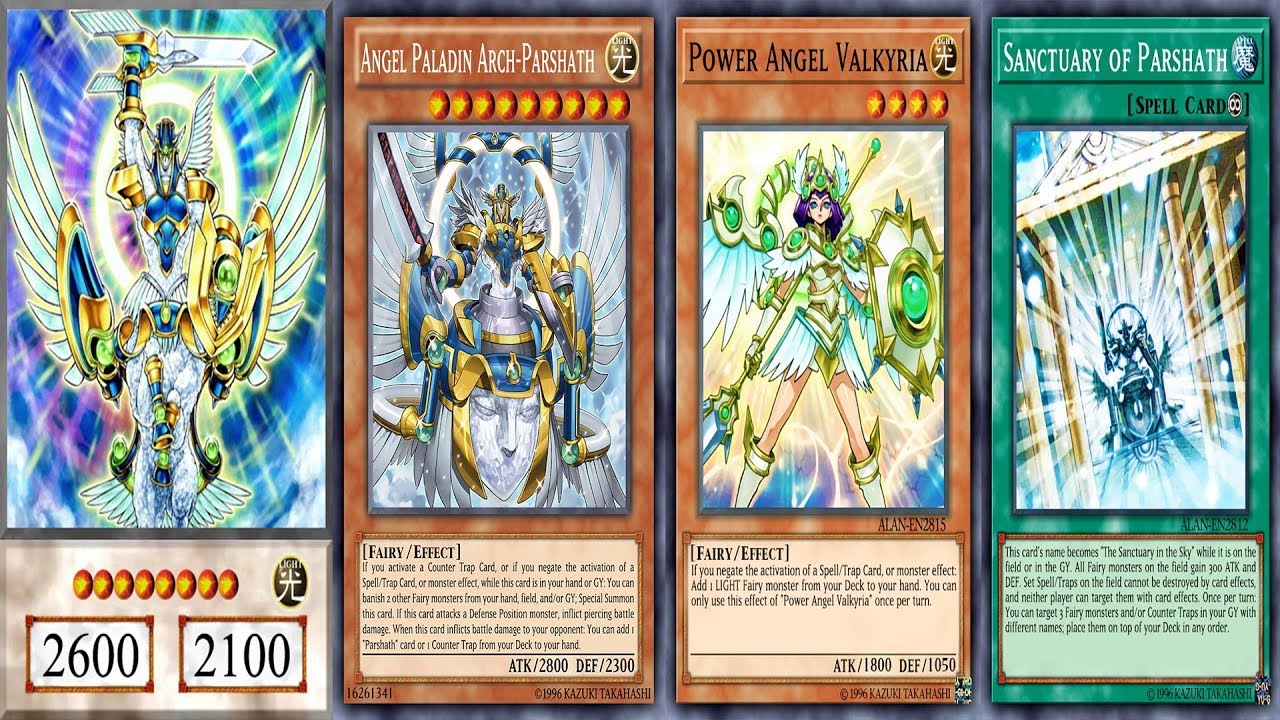 YGOPRO Links Angel Paladin Arch-Parshath Deck Counter Fairy - YouTube