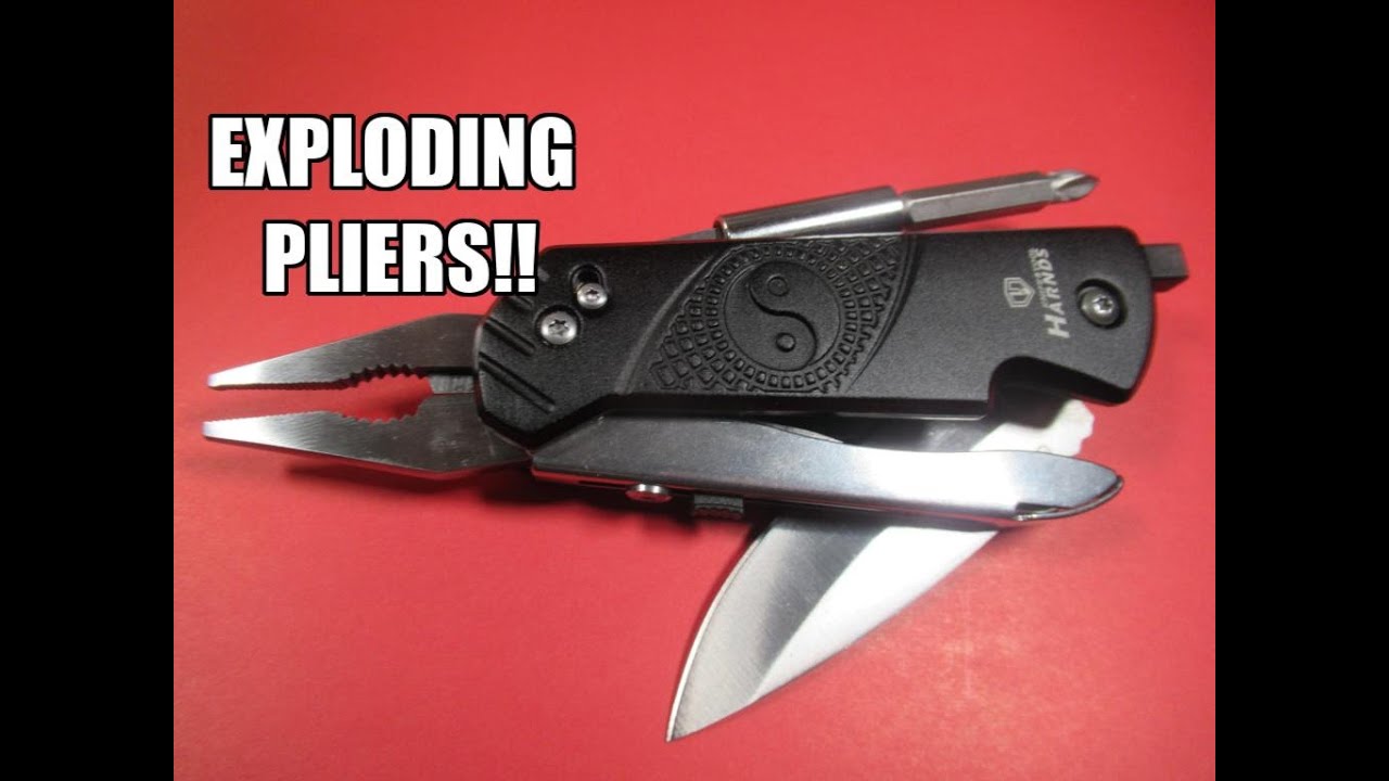 Exploding Pliers!! A Harnds Multi-tool You Might Want! - YouTube
