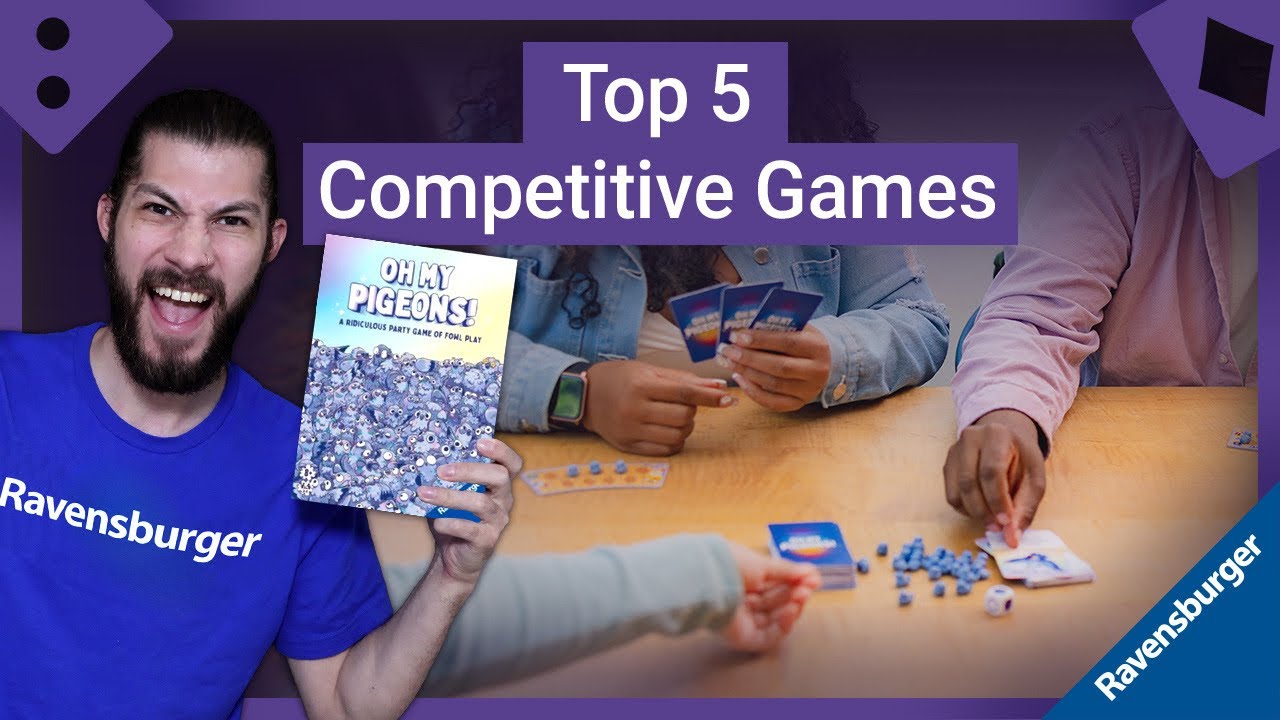 Top 5 Competitive Board Games! - YouTube