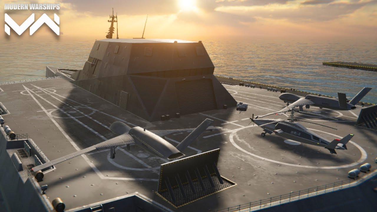 FS Ocean Avenger With Two MQ-20 Avenger Is Ready For The Battle//Modern ...