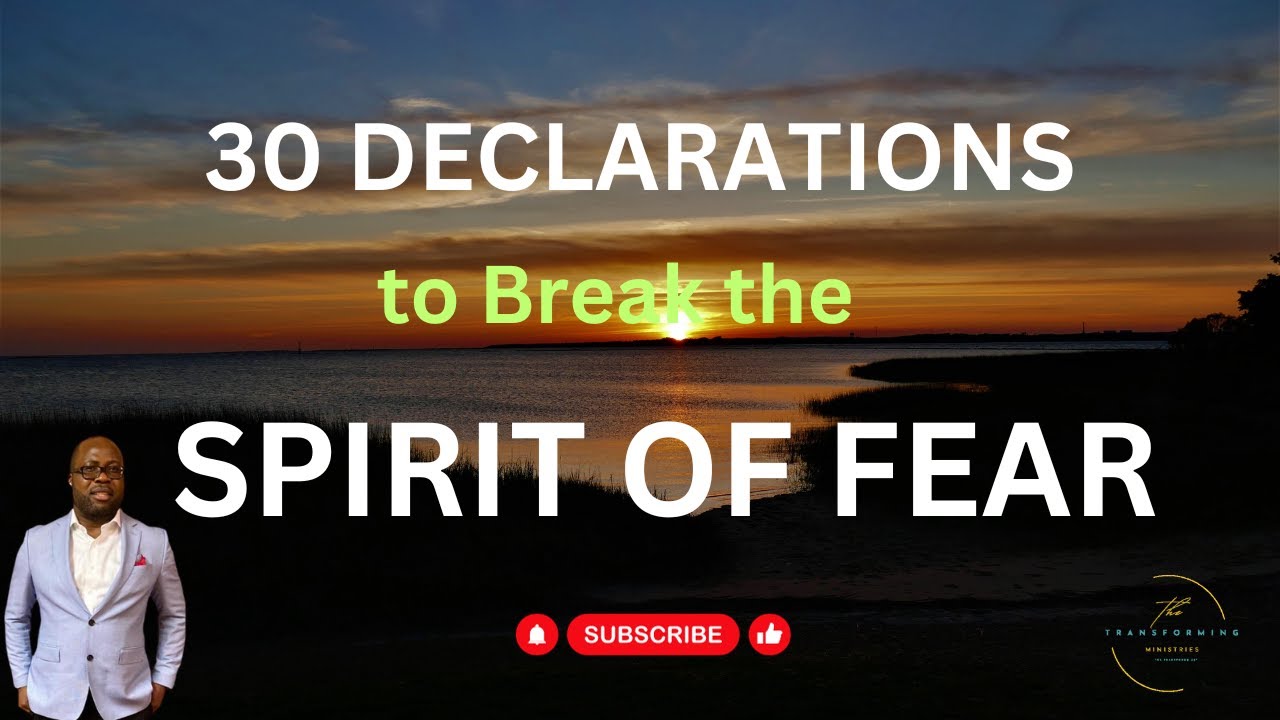 FEAR IS NOT A FACTOR//DECLARATIONS TO BREAK THE SPIRIT OF FEAR //THE ...
