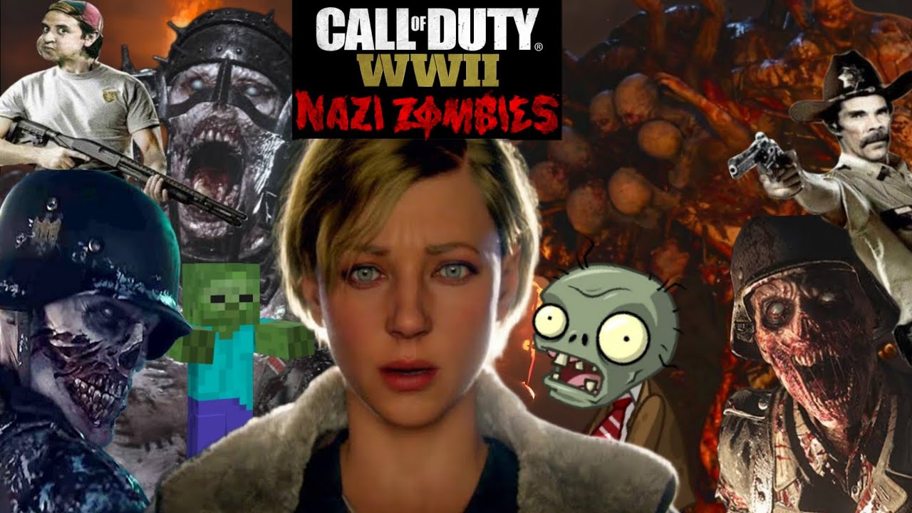 Mil zombies Nazis y el Panzermörder!!! - Call Of Duty: WWII - YouTube