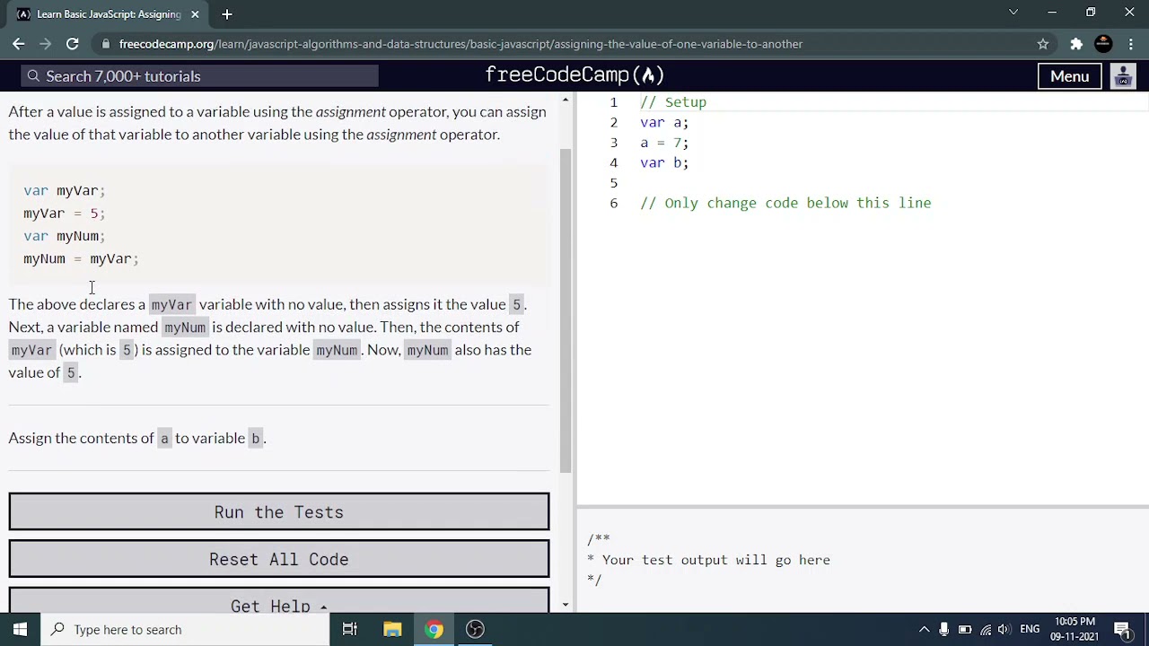 Assigning The Value Of One Variable To Another Video 4 Basic Javascript