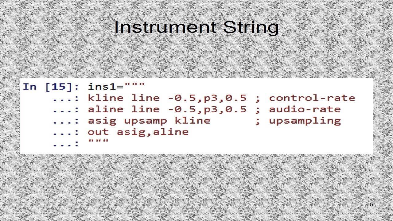 Tutorial 17. Using the Csound Module - YouTube