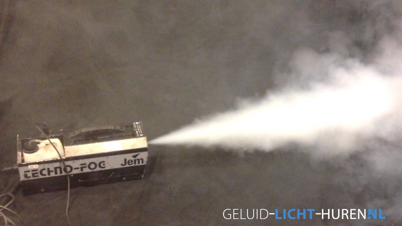 Rookmachine XL - Geluid Licht Huren - YouTube