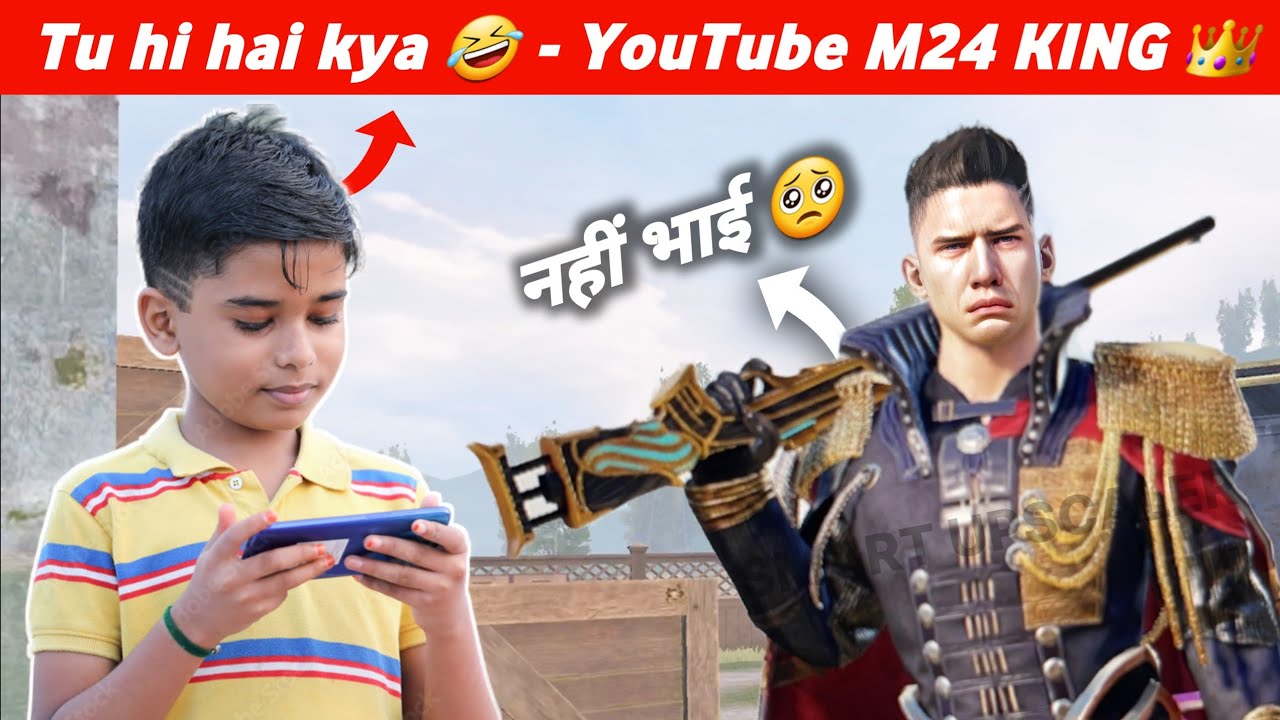 Bhai Mujhe Rula Diya isne 🥺 | Hard 1v2 Match With Random Conqueror Player | M24 TDM - BGMI - YouTube