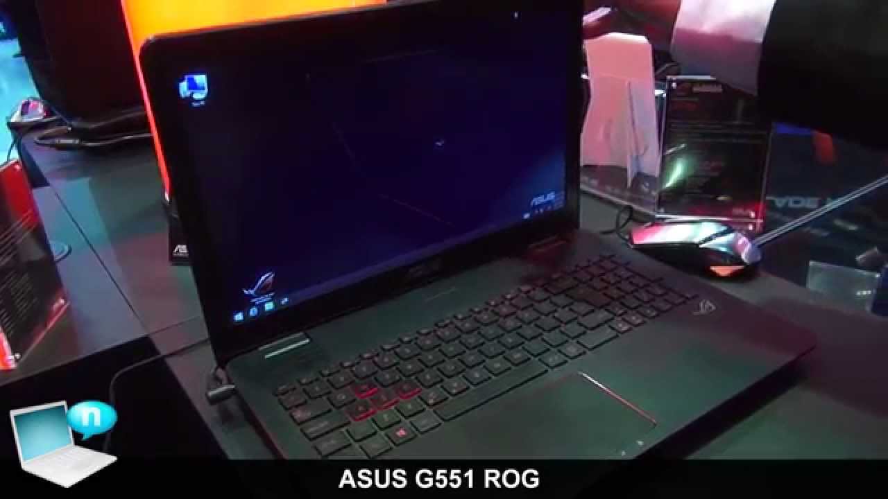 ASUS G551 gaming notebook - YouTube