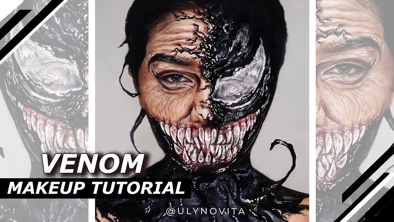 VENOM MAKEUP TUTORIAL - YouTube