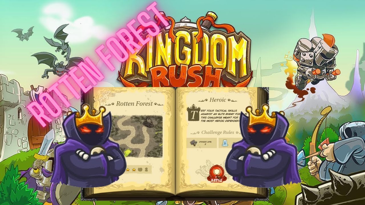 kindom rush heroic- rotten forest - YouTube