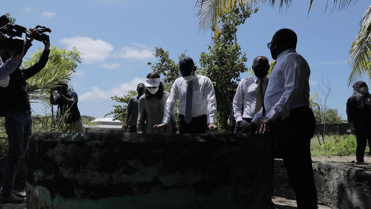 President and First Lady tours historic sites at Rasgetheemu Island of ...