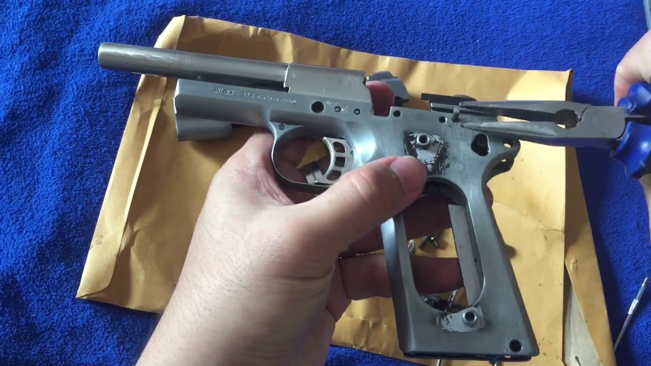 แบลงค์กัน (Blank gun) ชุบโครเมียม - YouTube