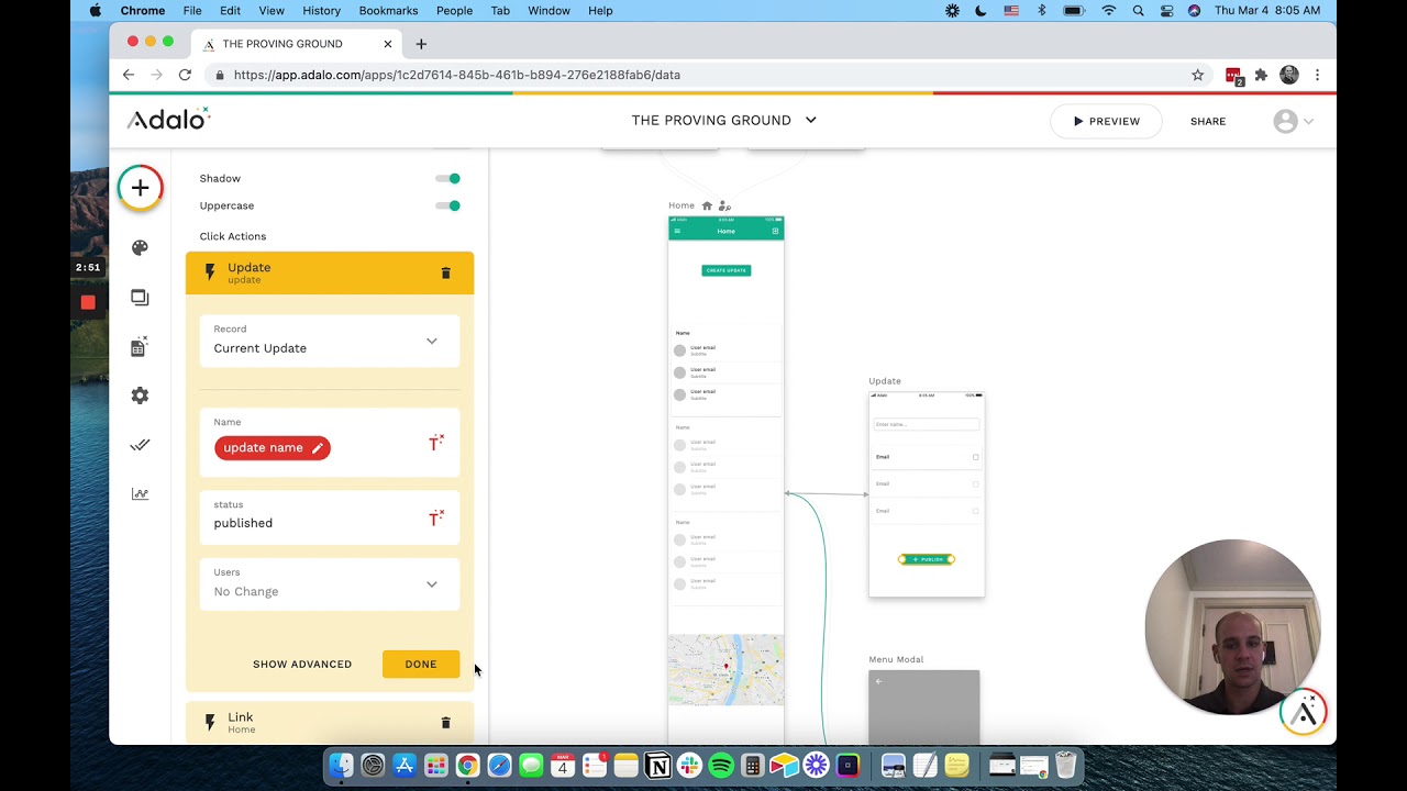 Adalo Adding Users to An Update - YouTube
