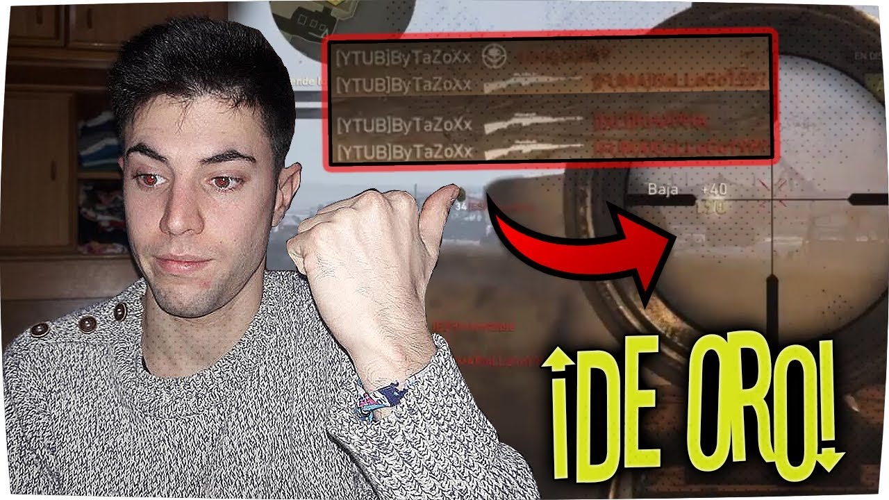 COMO CONSEGUIR UN SNIPER DE ORO CADA DOS PARTIDAS FACILMENTE!! - - YouTube