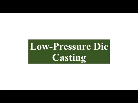 Low pressure die casting process - YouTube