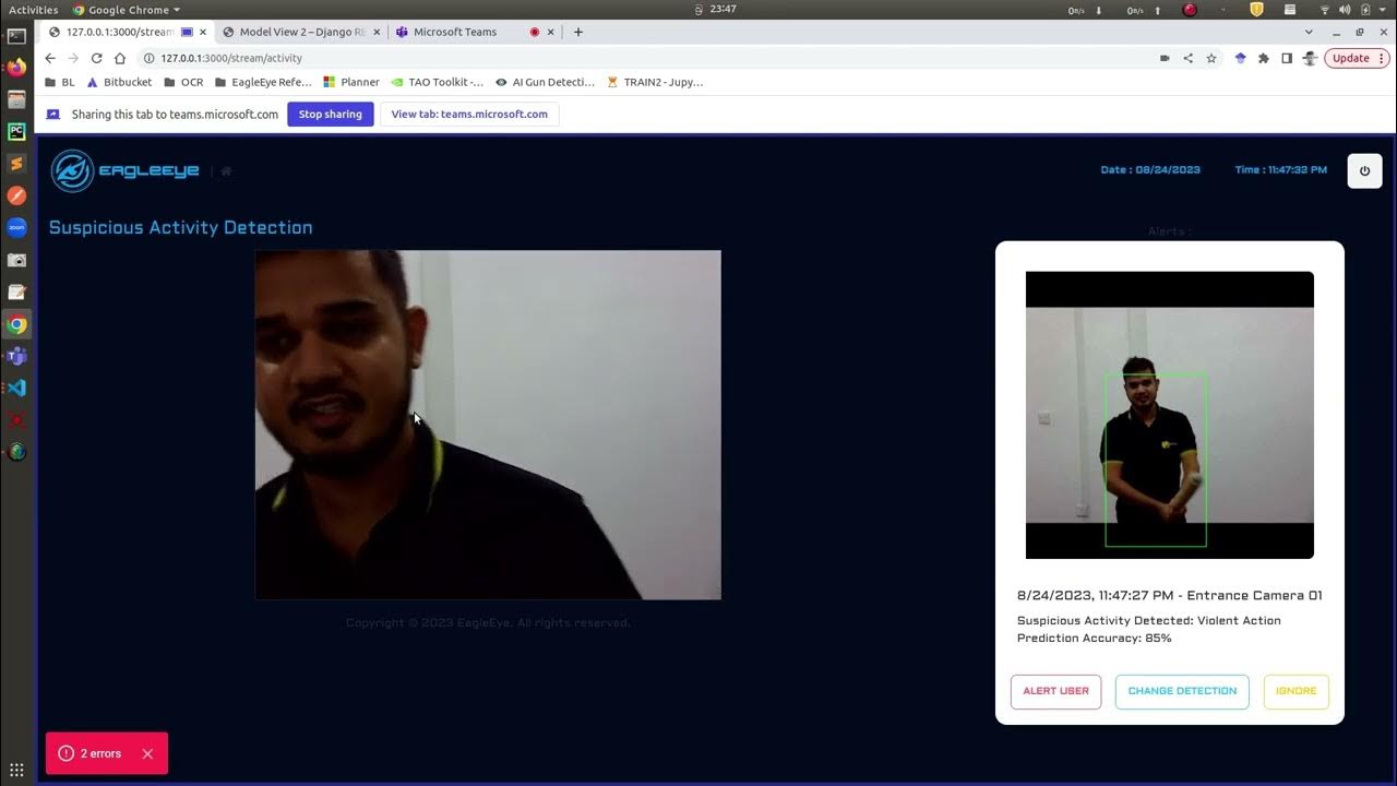 suspicious activity detection - YouTube