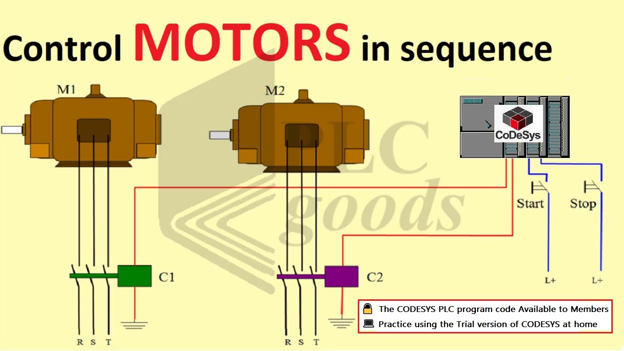 Sequential Motor Control Circuit Explained ⚙️ Control Motors in ...