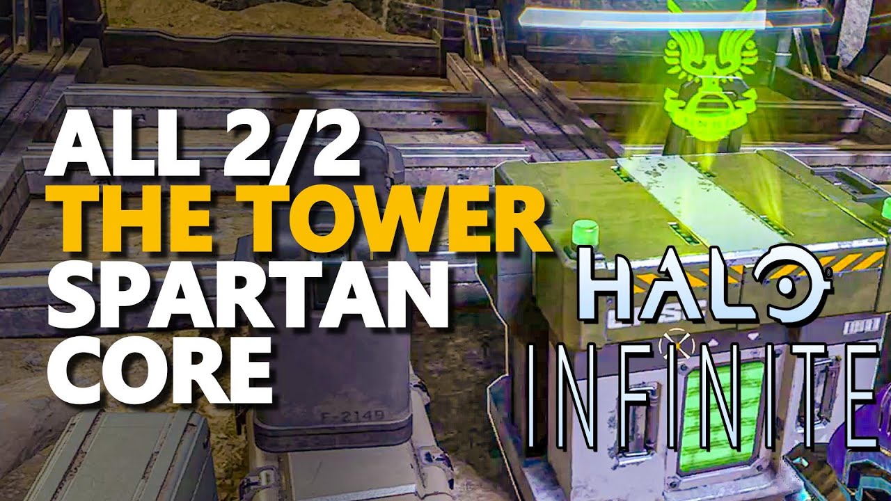 All The Tower Spartan Core Halo Infinite Location - YouTube