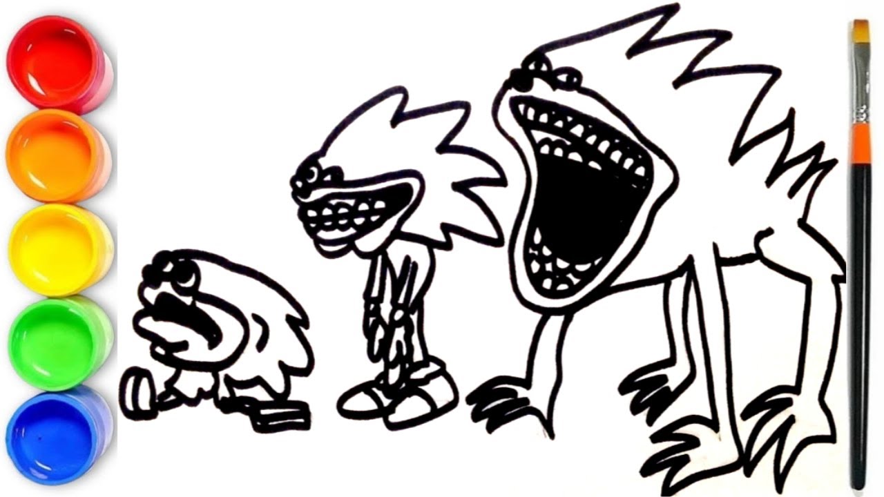 How to draw Evolution of Shin Sonic Tapes - YouTube