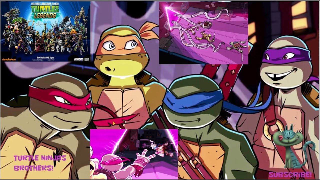 Ninja Turtles Legends INTRO MOVIE AND GAMEPLAY - YouTube