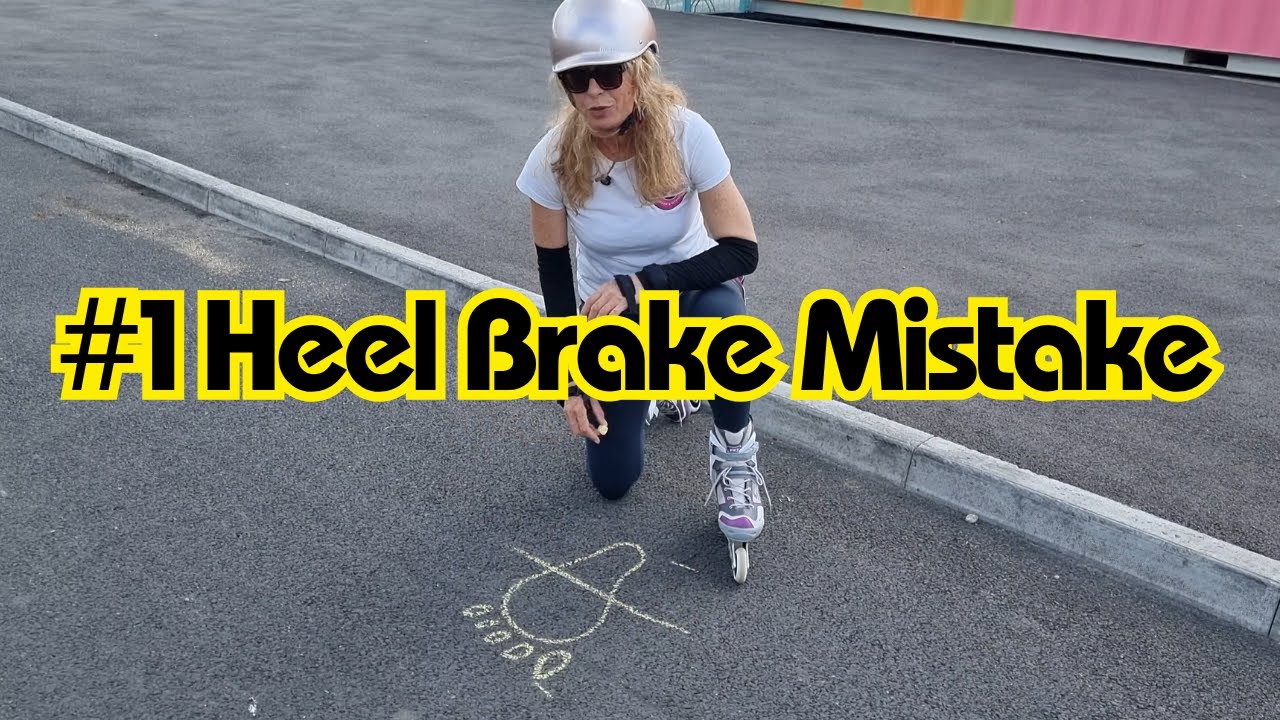 How to Stop on Inline Skates with the Heel Brake Tutorial: Fix the #1 ...