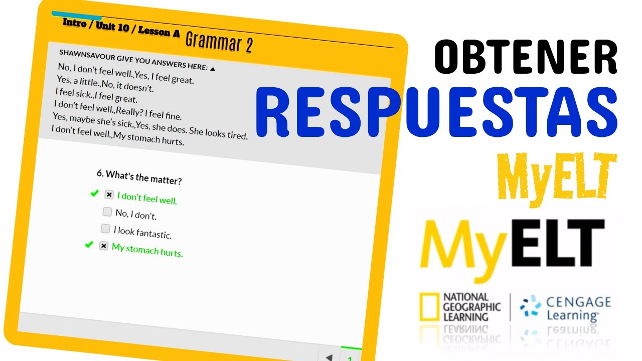 Hack para obtener las respuesta de MyELT | Truco para pasar todos los ...